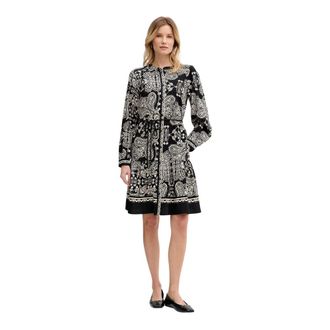 Oui Ausgestelltes Sommerkleid - - Dresses - Damen - Mehrfarbig - L