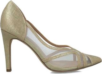 Menbur Femme, Chaussures, Jaune, Taille: 39 EU Decollet&egrave; in tulle e laminata