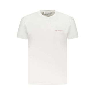Trussardi Wei&szlig;es Baumwoll Herren T-Shirt - - Tops - Herren - Wei&szlig; - 2XL