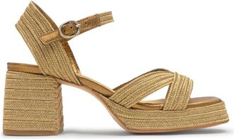 Castaner Femme, Chaussures, Jaune, Taille: 38 EU Vallita Sandal