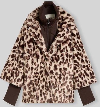 Tom Tailor Regular Fit Teddyjacke mit langen &Auml;rmeln