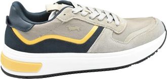 Harmont & Blaine Low-Top Sneaker - Low-Top Beige Sneakers With Suede - Gr. 40 (EU) - in Grau - f&uuml;r Damen