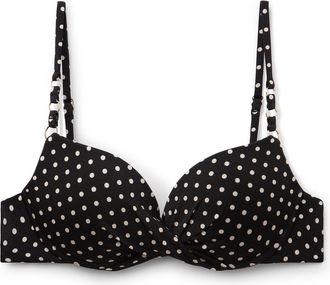 Calzedonia Bikinitop Polka Dot Black