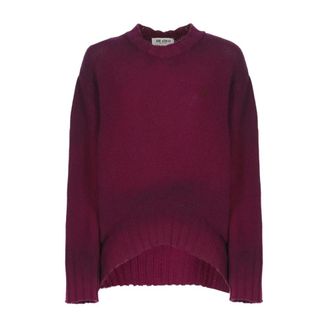 The Attico Pullover mit asymmetrischem Saum - - Knitwear - Damen - Lila - 2XS