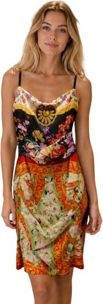 Dolce & Gabbana Femme, Robes, Multicolore, Taille: 36 FR Robe fourreau drap&eacute;e &agrave; imprim&eacute; floral avec fermeture &eacute;clair au dos