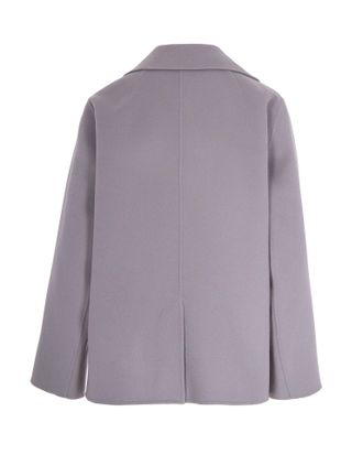 Max Mara Womens Coat Margot Avio Blue