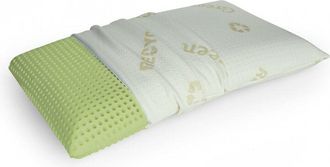 Talamo Italia Talamo Italia Talamo Italia Kissen f&uuml;rs Bett, 100 % Made in Italy, Kissen aus Organic Green Memory, perforierter und umweltfreundlicher Kissenbezug