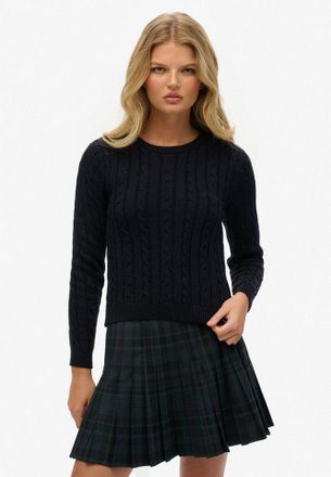 Superdry Strickpullover ESSENTIALS SLIM CABLE JUMPER