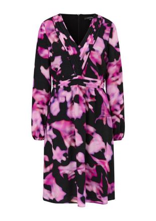 Comma Minikleid Kleid Kurzes Kleid mit Allovermuster