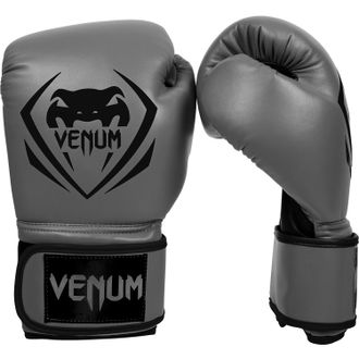Venum Boxhandschuhe Contender, Erwachsene, Grau, 16 oz