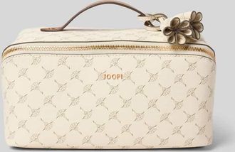 Joop Kosmetiktasche mit Logo-Muster und Tragehenkel