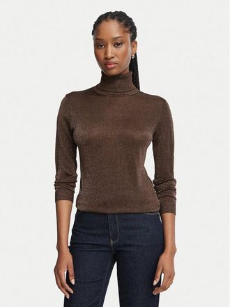 Fracomina Rollkragenpullover FR26WT7009K490Q7 Braun Regular Fit