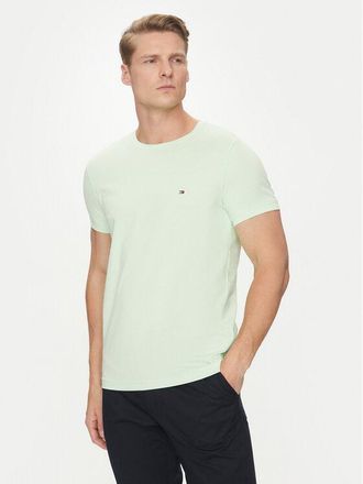 Tommy Hilfiger T-Shirt MW0MW10800 Grün Slim Fit