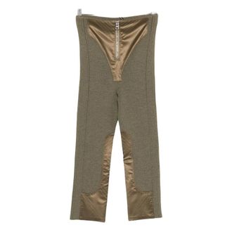 Jean Paul Gaultier Cropped Hosen - - Trousers - Damen - Mehrfarbig - M