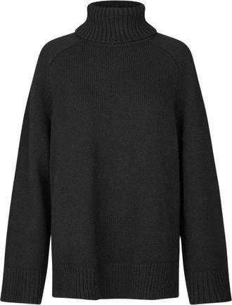 Sams&oslash;e & Sams&oslash;e Sakeiki Turtleneck 11250 - Femme - Pulls - Noir - Taille: 40 FR