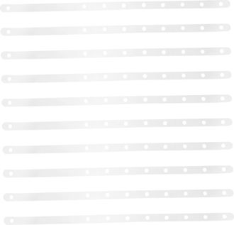 PartyKindom 10stücke Teiliges Transparenter Kleiderbügel-verbindungshaken Platzsparende Organizer Für Schränke Hängesystem Für Kleidung Hosen Und Accessoires Für 