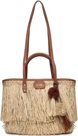 V&deg; 73 Femme, Sacs, Beige, Taille: ONE Size Sacs &agrave; main