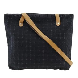 Herm&egrave;s Pre-owned Toile sacs-ports-paule - Femme - Pre-owned - Noir - Taille: ONE Size