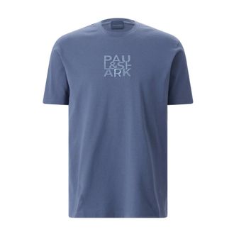 Paul & Shark T-shirt classique &agrave; col rond - Homme - Tops - Bleu - Taille: XL