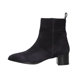 Notre-V Blaue Wildleder Stiefeletten Stilvolles Modell - - Shoes - Damen - Blau - 38 EU