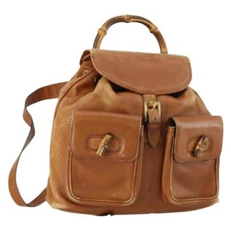 Gucci Pre-owned Vintage Rucksack - - Pre-owned - Damen - Braun - ONE SIZE