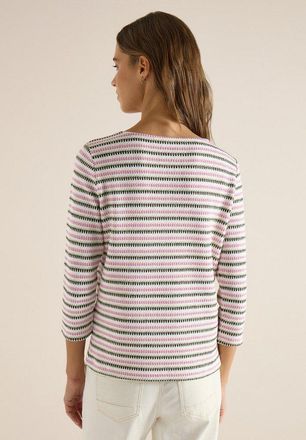 Cecil 3/4-Arm-Shirt mit 3/4 &Auml;rmeln