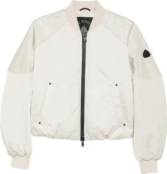 Moose Knuckles Drift Satin Bomberjacke - - Jackets - Damen - Beige - S
