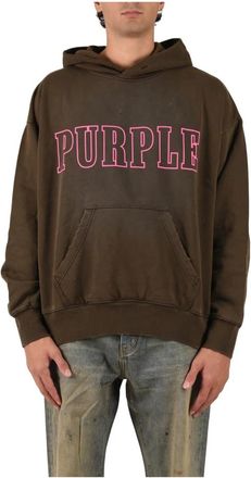 Purple Hoodies - - Sweatshirts & Hoodies - Herren - Braun - M