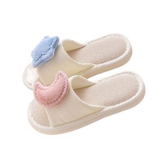 Generic Pantoufles &agrave; talons transparents pour femme [mise &agrave; niveau chaud] Chaussons chauds doux et confortables pour r&eacute;chauffer vos pieds en hiver, blanc, 38 