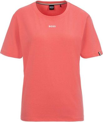 BOSS T-Shirt CI_T-Shirt mit BOSS Logo-Schriftzug & Label