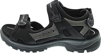 Ecco Femme Yucatan Sandales de Sport, Black/Mole/Black, 43 EU