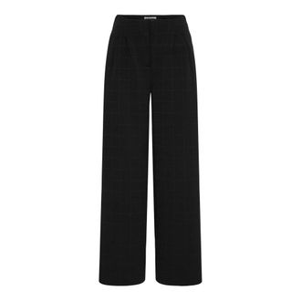 Ichi Weite Hosen - - Trousers - Damen - Schwarzk - L