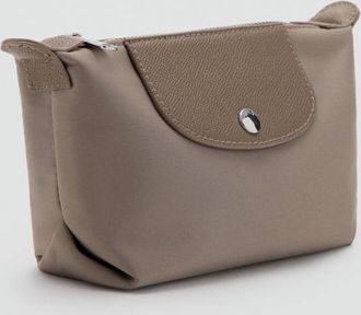 Mango Trousse de toilette combin&eacute;e en nylon de taille moyenne marron clair/pastel - Femme - Taille unique - MANGO