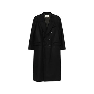Barena Femme, Manteaux, Noir, Taille: 36 FR Csd5707 Manteau Double-Boutonnage