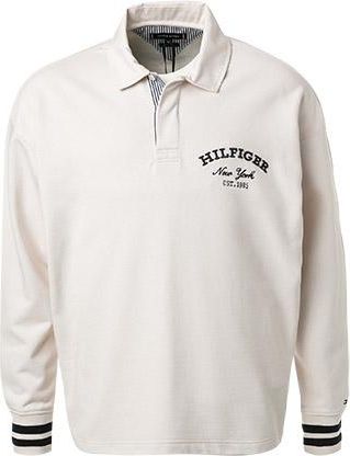 Tommy Hilfiger Herren Pullover beige Baumwolle unifarben