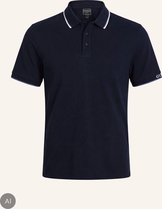 Guess Poloshirt blau