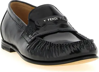 Fendi Scrunch Loafer - Black