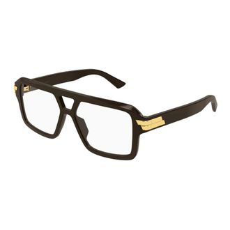 Bottega Veneta Monture Optique - unisex - Accessoires - Brun - Taille: 54 MM