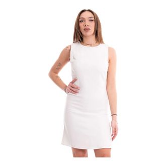 Calvin Klein Jeans Femme, Robes, Blanc, Taille: 38 FR Robe &agrave; Boucle Dos Nu