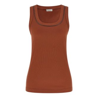 Brunello Cucinelli Damen, Oberteile, Braun, SGr&ouml;&szlig;e