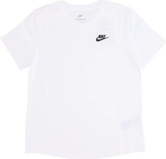 Nike Sportswear Club T-Shirt Kurzarm - - Sport - Damen - Wei&szlig; - L