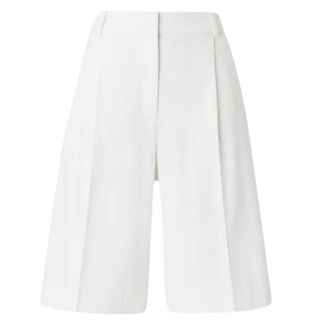 Pinko Pinko, Femme, Shorts, Blanc, Taille: 40 FR Byrana Linen And Viscose Shorts