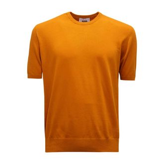 Alpha Studio Maglia Strick - - Knitwear - Herren - Orange - L