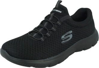 Skechers Femme Summits Top Player Shoes, Black Mesh Trim, 41 EU