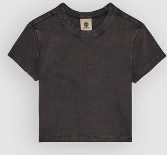 Element Lowcase Crop T-Shirt off black