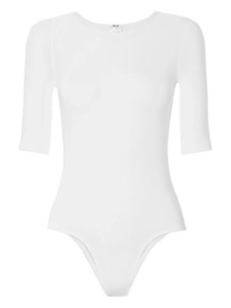 Wolford Body mit kurzen &Auml;rmeln - Wei&szlig;