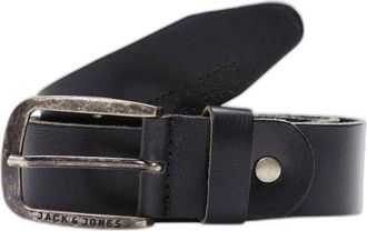 Jack & Jones Homme, Accessoires, Noir, Taille: 85 CM Jacpaul Ceinture en Cuir
