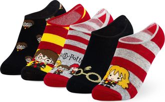 Harry Potter Socken Kinder 5 Paar Sneaker Socken Fanartikel Mädchen (25-30 EU)