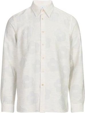 Paul Smith Chemise large &agrave; motifs contrast&eacute;s