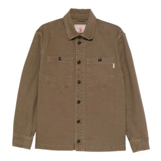 Baracuta Homme, Vestes, Brun, Taille: XL Surchemise en toile teinte en pi&egrave;ce